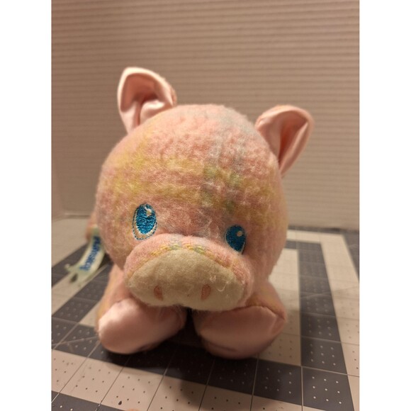 Toys | Vintage Playskool Snuzzles Pink Plaid Pig Blankie Plush 198s ...